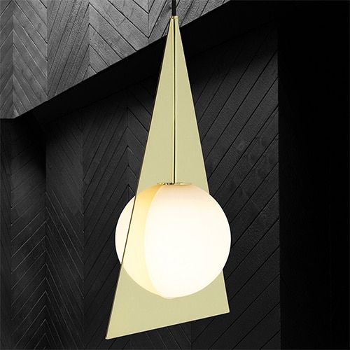 Tom Dixon PLANE Triangle PENDANT LIGH – One Two modern lighting factory