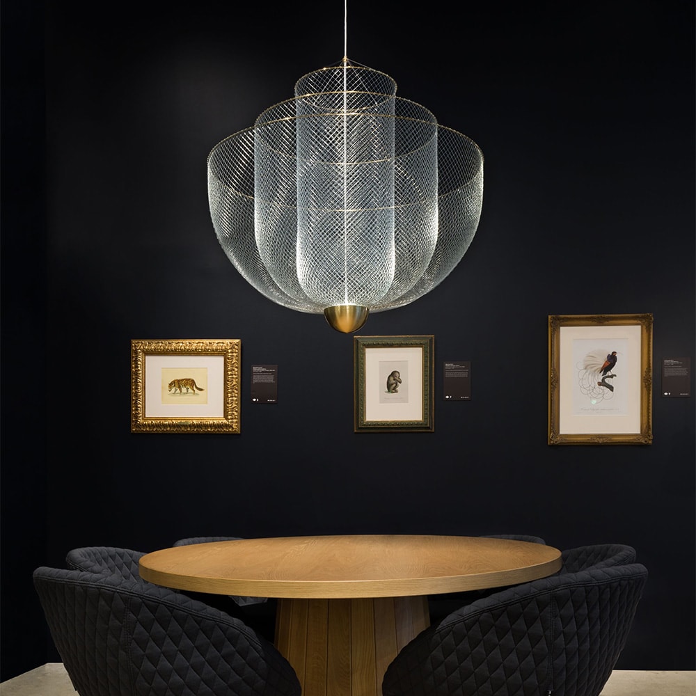 Moooi Meshmatics chandelier chrome – One Two modern lighting factory