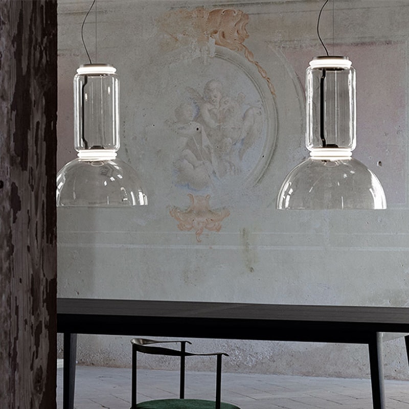 FLOS Noctambule Suspension 3 High Cylinder – One Two modern lighting ...
